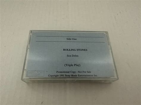 Rolling Stones Sex Drive Triple Play Single Adv Copy 1991 Cassette