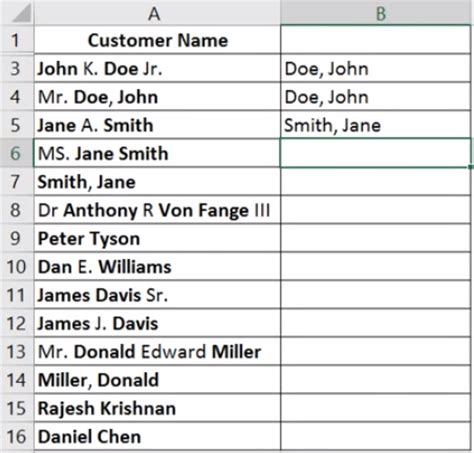 Clean Messy Data By Providing Examples In Excel Revolutions