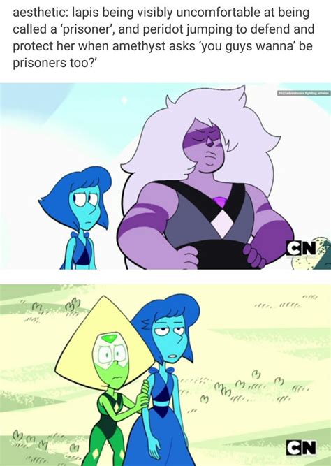Steven Universe Lapis And Peridot Steven Universe Funny Steven Universe Memes Peridot