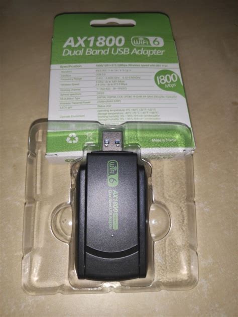 AX1800 USB WiFi6 Adapter RTL8832AU Computers Tech Parts Accessories Networking On Carousell