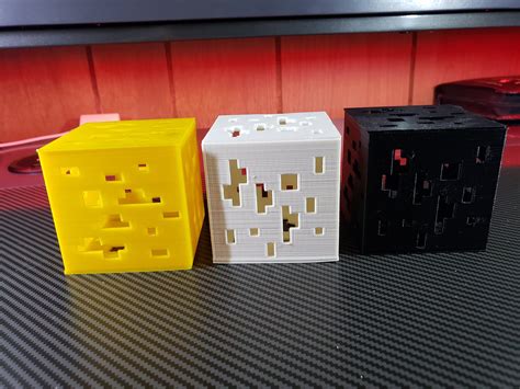 3d Printed Minecraft Diamond Ore Lamp・cults