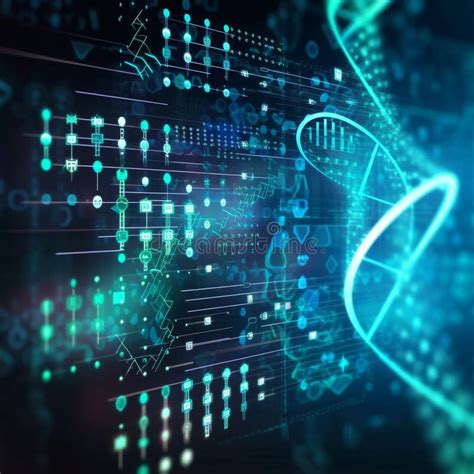 Computing Electronic Medical Record Dna Stock Illustration Illustration Of Light Font 273341493