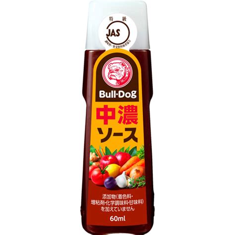 【楽天市場】ブルドックソース 中濃ソース 60ml×80個：re Light