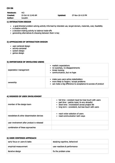 scsv 2113 human computer interaction ch04 ch 04 notebook hci created 12 40 am updated 4