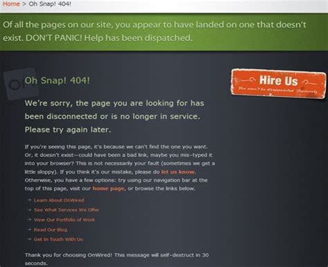 50 Professional And Creative 404 Error Page Designs Tripwire Magazine