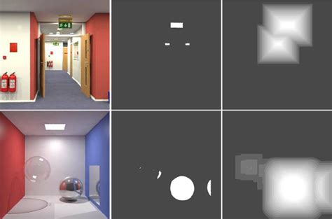 Selective Rendering Of Key Objects From Top To Bottom The Corridor