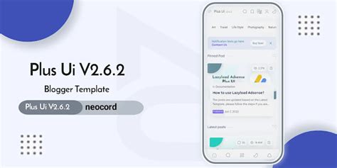 plus ui premium blogger template latest v2 6 2 plus ui