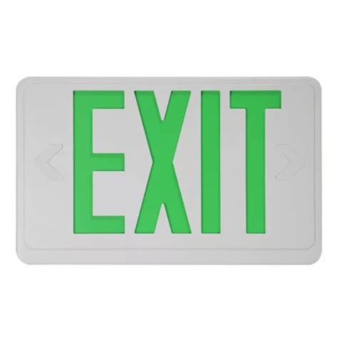 COMPACT EXIT SIGN Letter Indicator Emergency Lamp Lighting With Battery Backup 57 45 PicClick AU