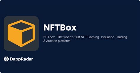 nftbox nft collection overview and analytics dappradar