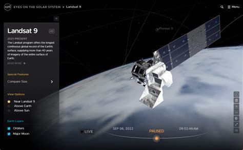 Nasas New Web Based Solar System Exploration App Vatican Observatory