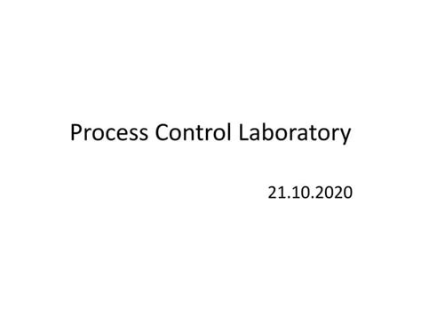 Process Control Laboratorypptx