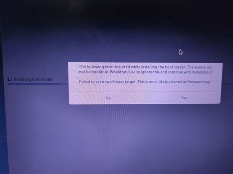 Troubleshooting Boot Loader Error During Fedora 37 Installation Fedora Discussion