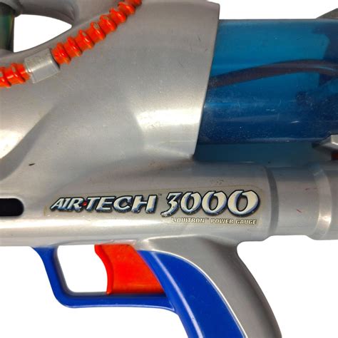 Nerf Air Tech 3000 Liquitron Blue Blaster 6 Shot Depop