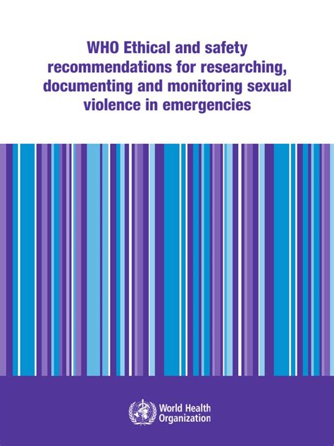 Pdf Ethical And Safety Recommendation For Documenting And Monitoring Sexual Violence Dokumen