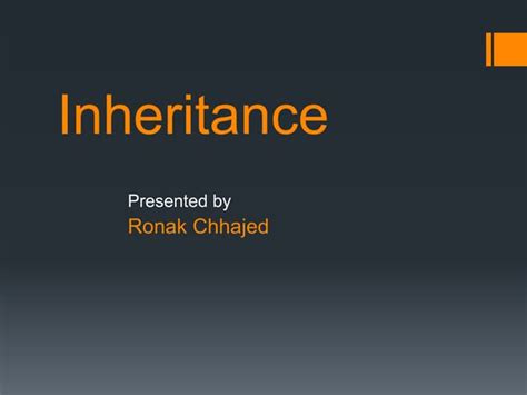 inheritance in oops pptx programming languages computing
