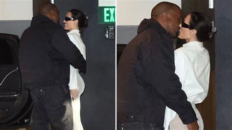 Kanye West Grabs Biancas Butt Kisses Her During Hands On Outing