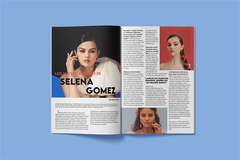 Página Dupla De Revista Entrevista On Behance