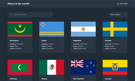 github terto17 findcountries aplicação de buscar países com opções de tema feita apenas com