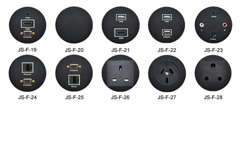 Conference Table Connection Box Edge Mounted With Power And Data High Quality Conference Table