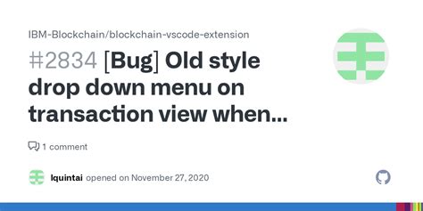 [bug] old style drop down menu on transaction view when submitting manual entry after selecting