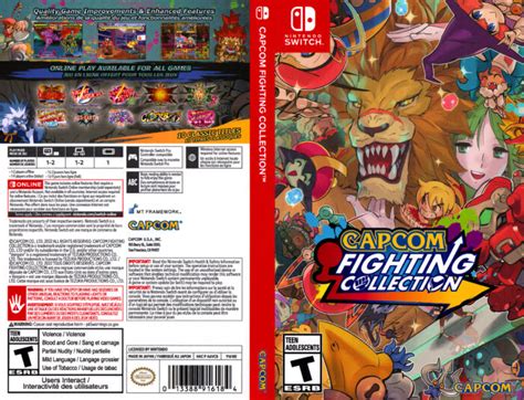 Capcom Fighting Collection NS Cover DVDcover Com