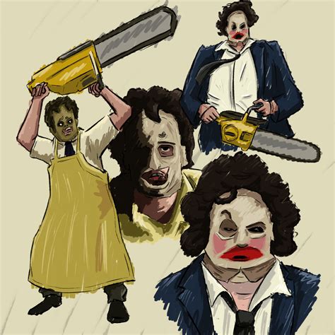 Leatherface Drawing