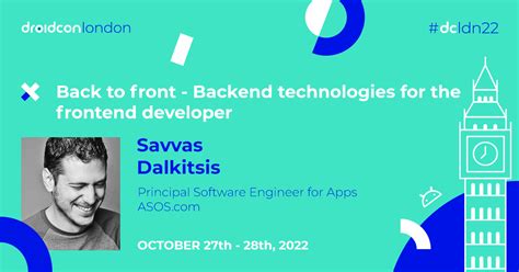 Back To Front Backend Technologies For The Frontend Developer Droidcon