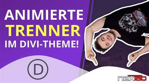 Divi Tutorial Erstelle Animierte Trenner Divider Im Divi Theme