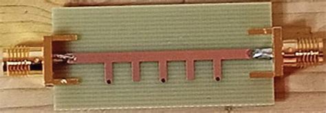 The Passband Filter Prototype With The Sma Access Ports Download