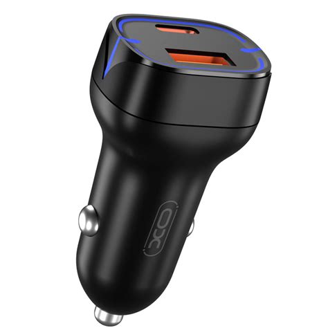 Xo Cc Usb C Billader Pd Qc W Xusb A Xusb C Svart Kr Gratis Frakt