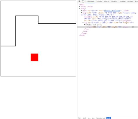 Javascript Augmenting Svg Tag With Shadow Dom Stack Overflow