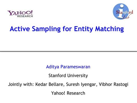 ppt active sampling for entity matching powerpoint presentation free