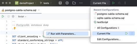 Run Files Datagrip Documentation
