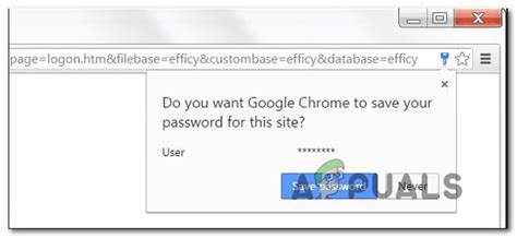 Fix Google Chrome Not Saving Passwords