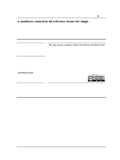 A Nonlinear Control In αβ Reference Frame For Single Stage Three Phase Grid Connected