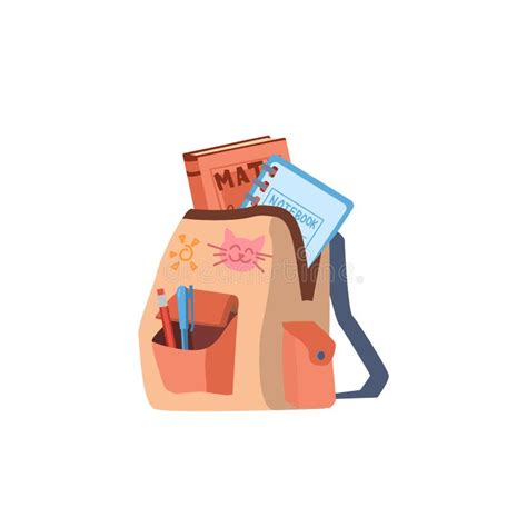 Math Textbook Symbol And Formulas On School Board Stock Vector