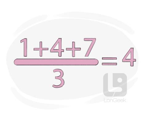 Math Average Definition
