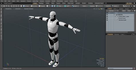 Cyborg Male T Pose 3d Model 169 Usdz Gltf Obj Ma Max Upk Unitypackage C4d Fbx 3ds