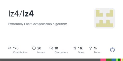 GitHub Lz4 Lz4 Extremely Fast Compression Algorithm