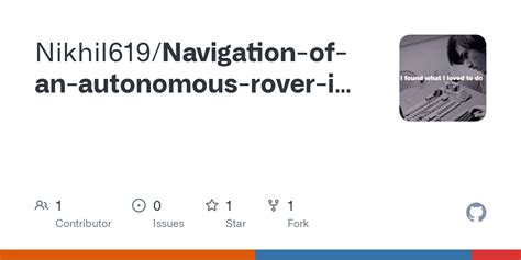 Github Nikhil Navigation Of An Autonomous Rover In An Unknown Environment By Localization