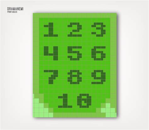 Free Printable Minecraft Numbers Download Free Printable Minecraft
