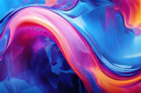 The Ai Image Generator 3d Rendering Of A Multi Colored Flowing Abstract Wavy Iridescent