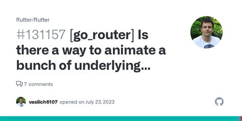 Go Router Is There A Way To Animate A Bunch Of Underlying Routes Issue Flutter