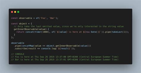 Rxjs Mapping Operators Continuum
