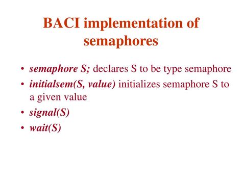 Ppt Semaphores Powerpoint Presentation Free Download Id627276