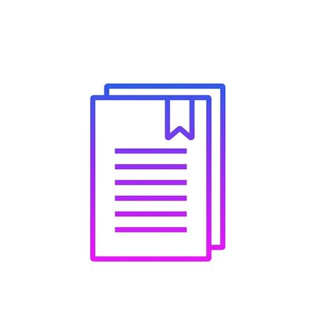 Premium Vector Gradient Document File Icon
