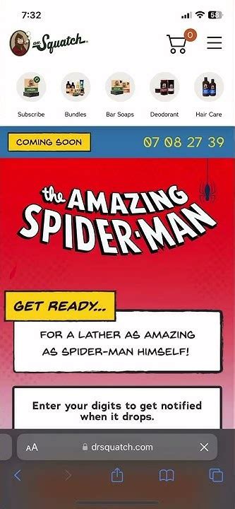 Dr Squatch Spider Man Soap Nov 4th Youtube