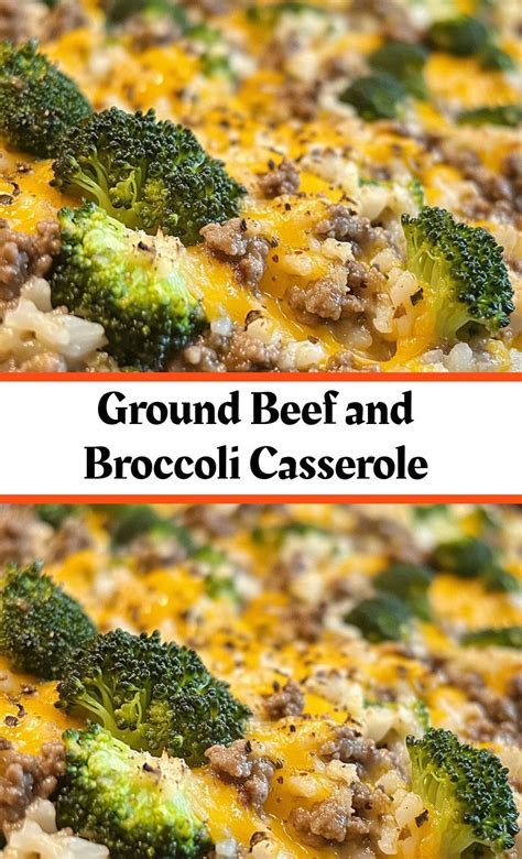 Ground Beef And Broccoli Casserole Ground Beef And Broccoli Broccoli
