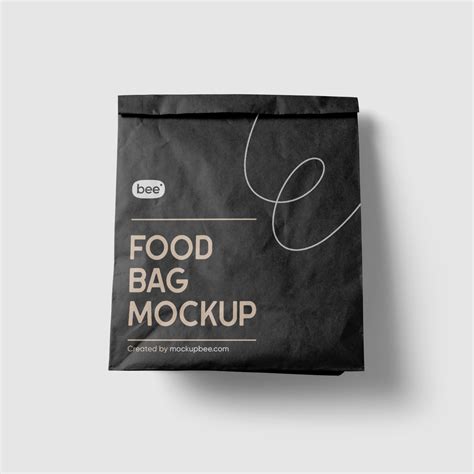 Free Food Bag Mockup Mockupbee
