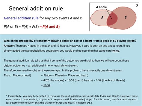 Ppt Probability Contd General Addition Rule General Multiplication